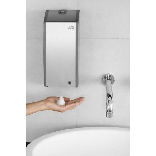 Dávkovač Tork S3 ALU na mýdlovou pěnu, bezdotykový | Kokiskashop.cz